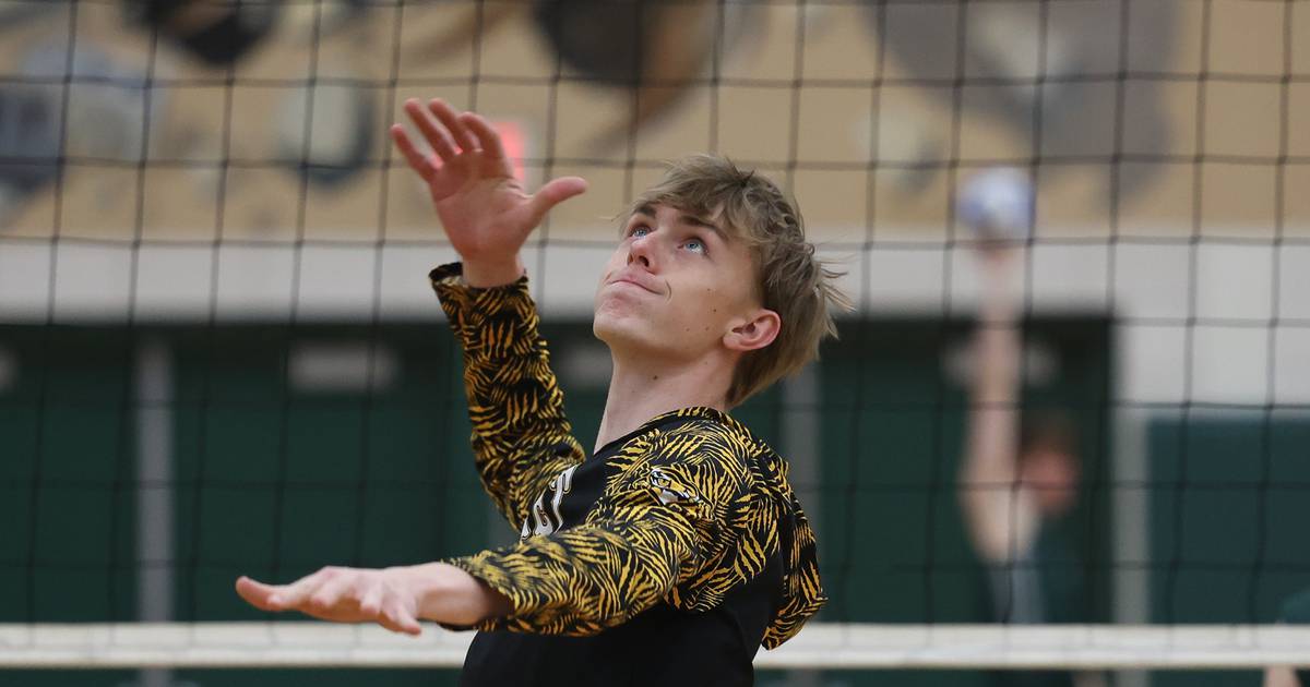 Boys volleyball: Joliet West’s Landon Brouwer in the center of team’s ...