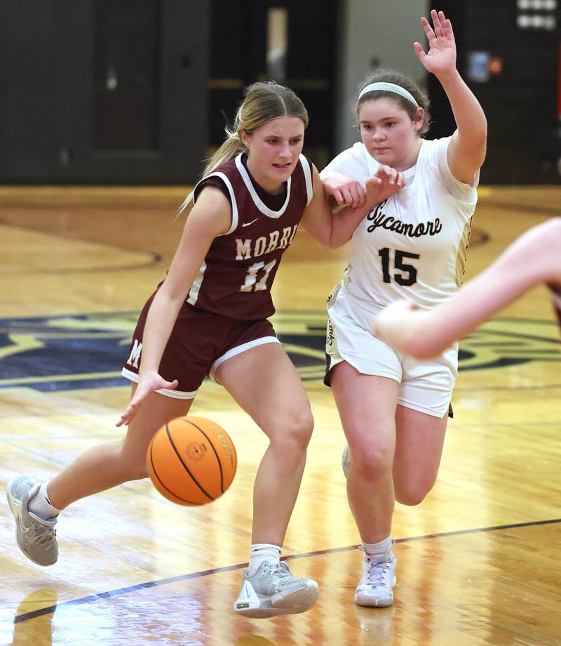 Photos: Sycamore, Morris girls basketball teams clash in Interstate 8 conference matchup – Shaw ...