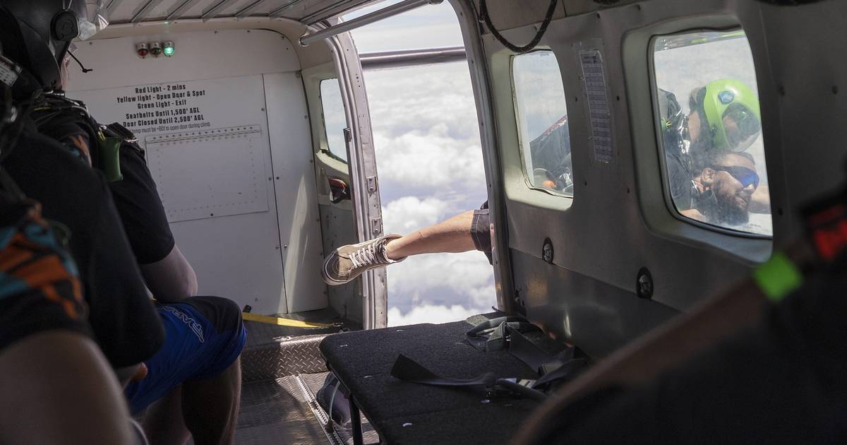 Photos: Valor Support Project skydivers observe PTSD Awareness Day ...