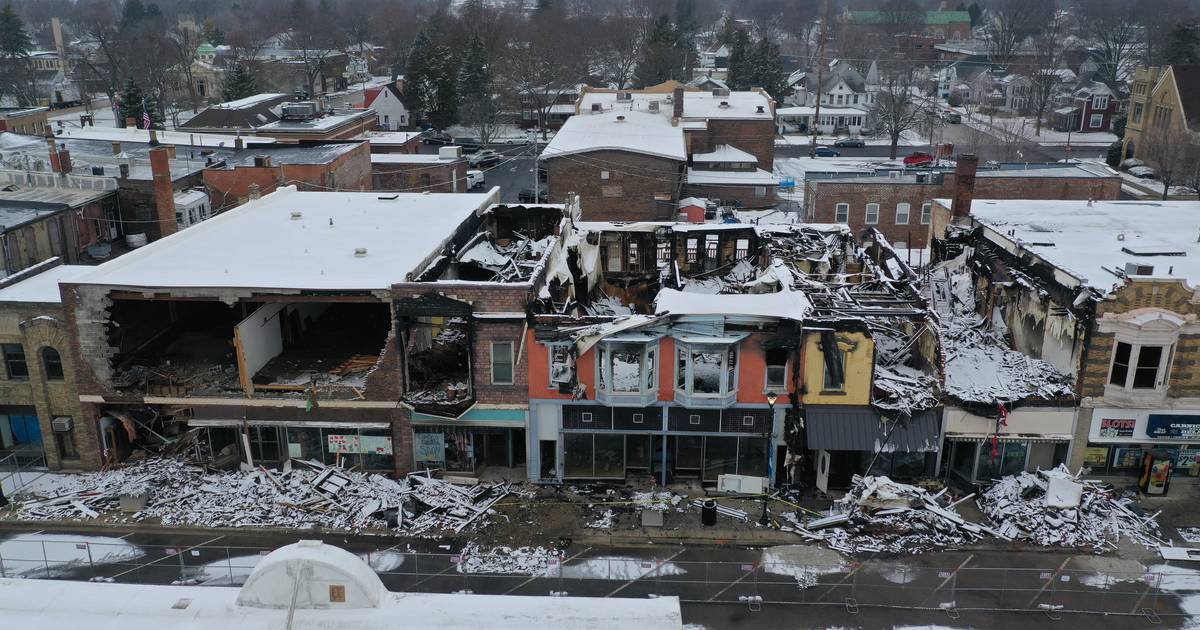Photos: Aftermath of the Mendota downtown fire one week later – Shaw Local