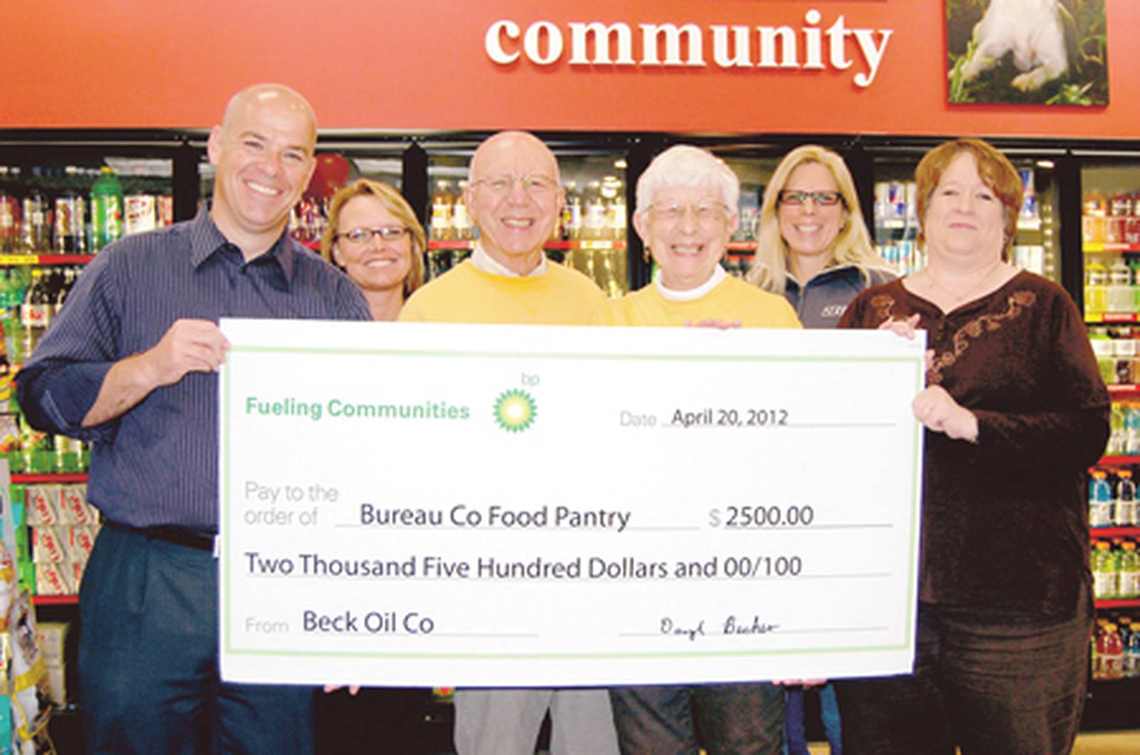Beck Oil supports local food pantry with donation – Shaw Local