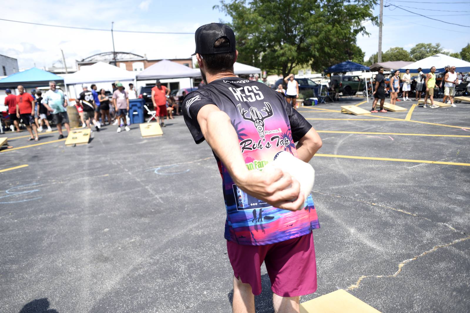 Photos: Gladiolus Festival cornhole tournament scores record turnout ...