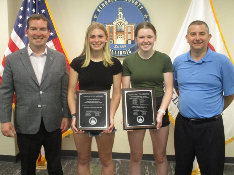 Kendall County Board honors Newark and Yorkville athletes – Shaw Local