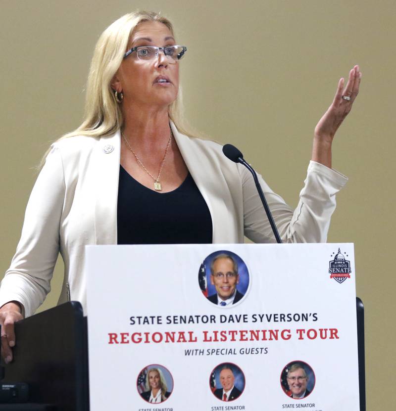 Photos: State Senator Dave Syverson hosts town hall event in DeKalb ...