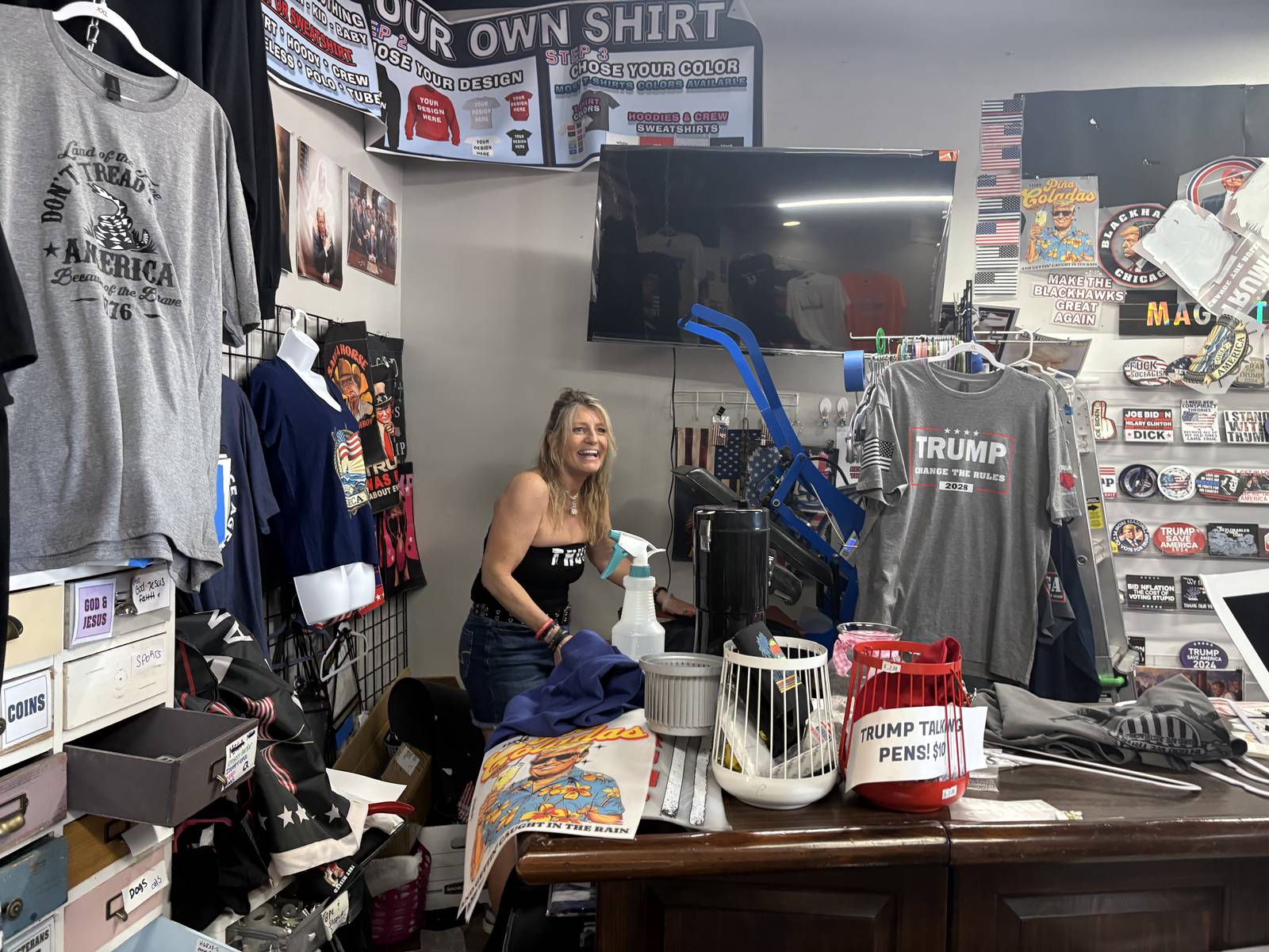 Arrest warrant quashed against Huntley Trump store owner after she ...