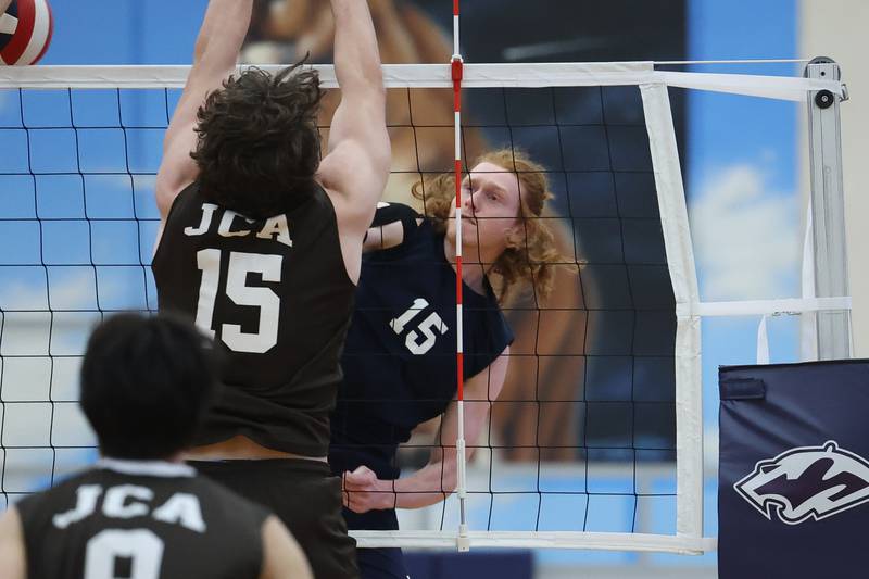 Photos: Joliet Catholic vs. Plainfield South Boys Volleyball – Shaw Local