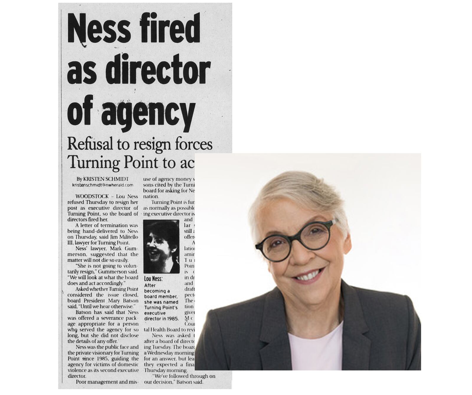 Lou Ness runs for McHenry County Board nearly 20 years after high-profile Turning Point firing ...