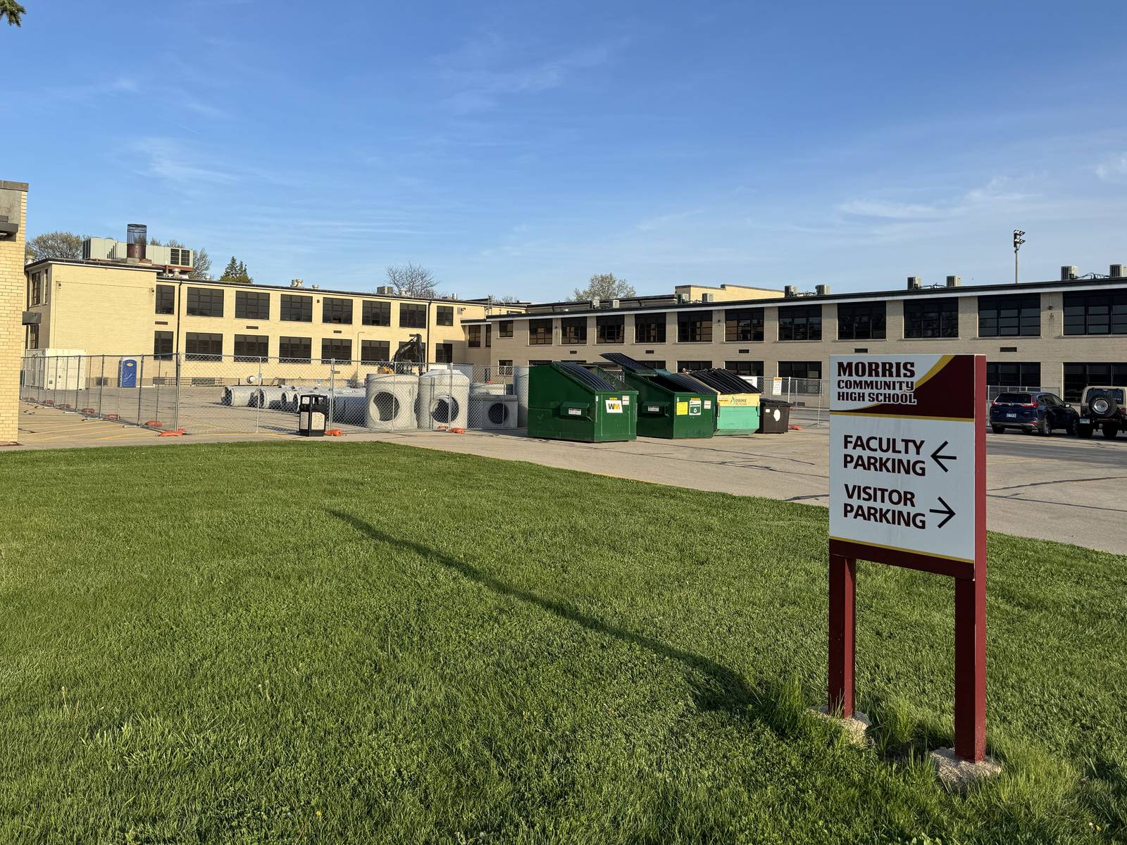 Morris Community High School elevator project continues into the school ...