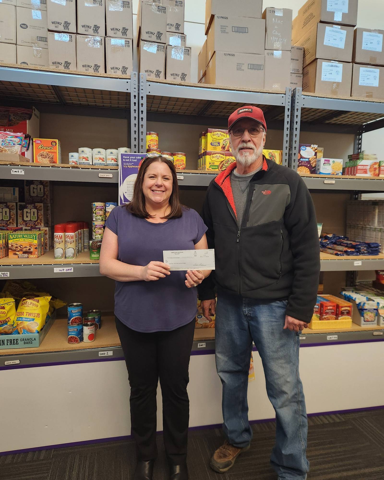 La Salle County Farm Bureau donates $400 to IVCC’s Eagles Peak Food ...