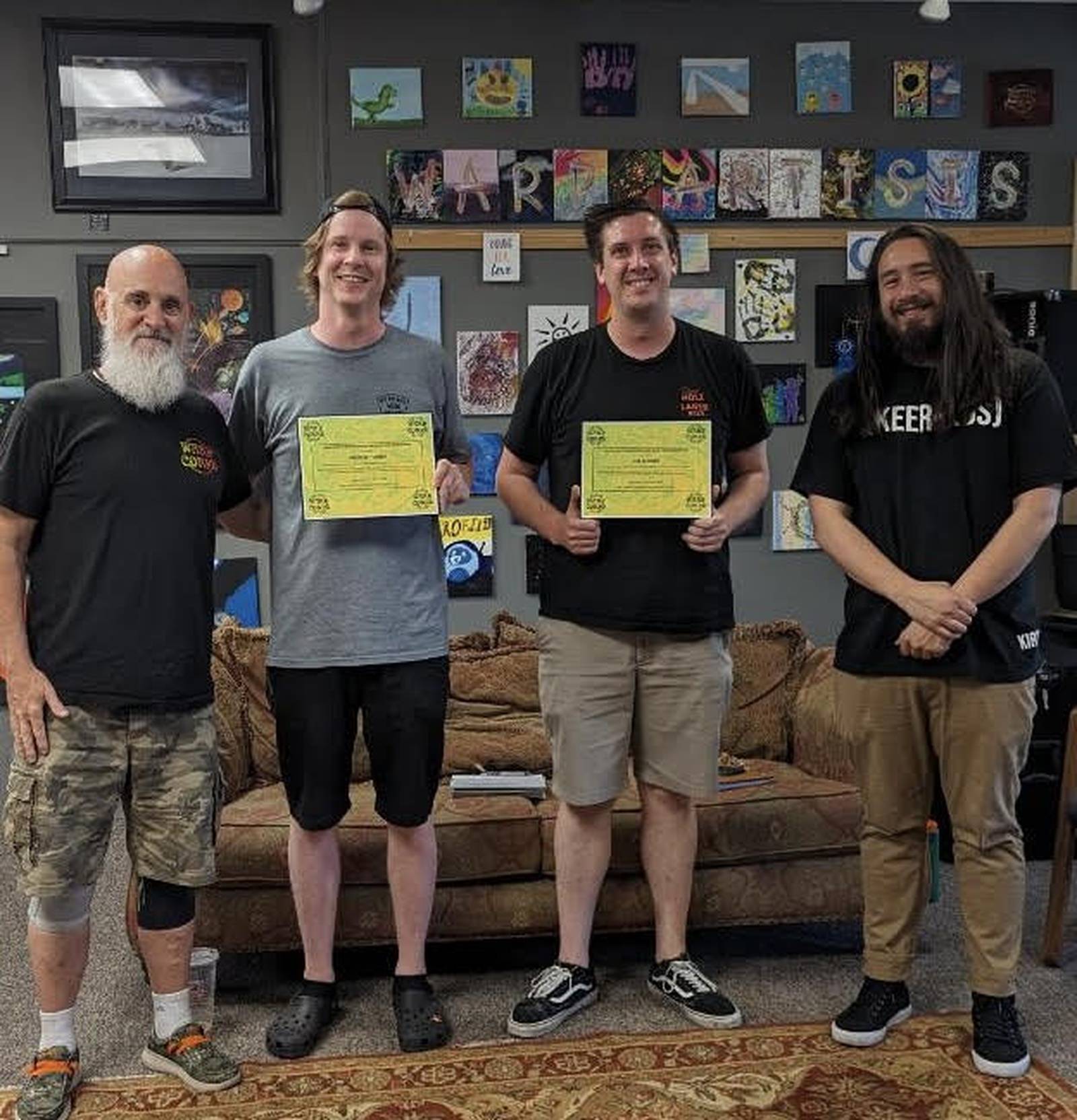Warp Corps’ Street Outreach staff receives certificate of achievement ...