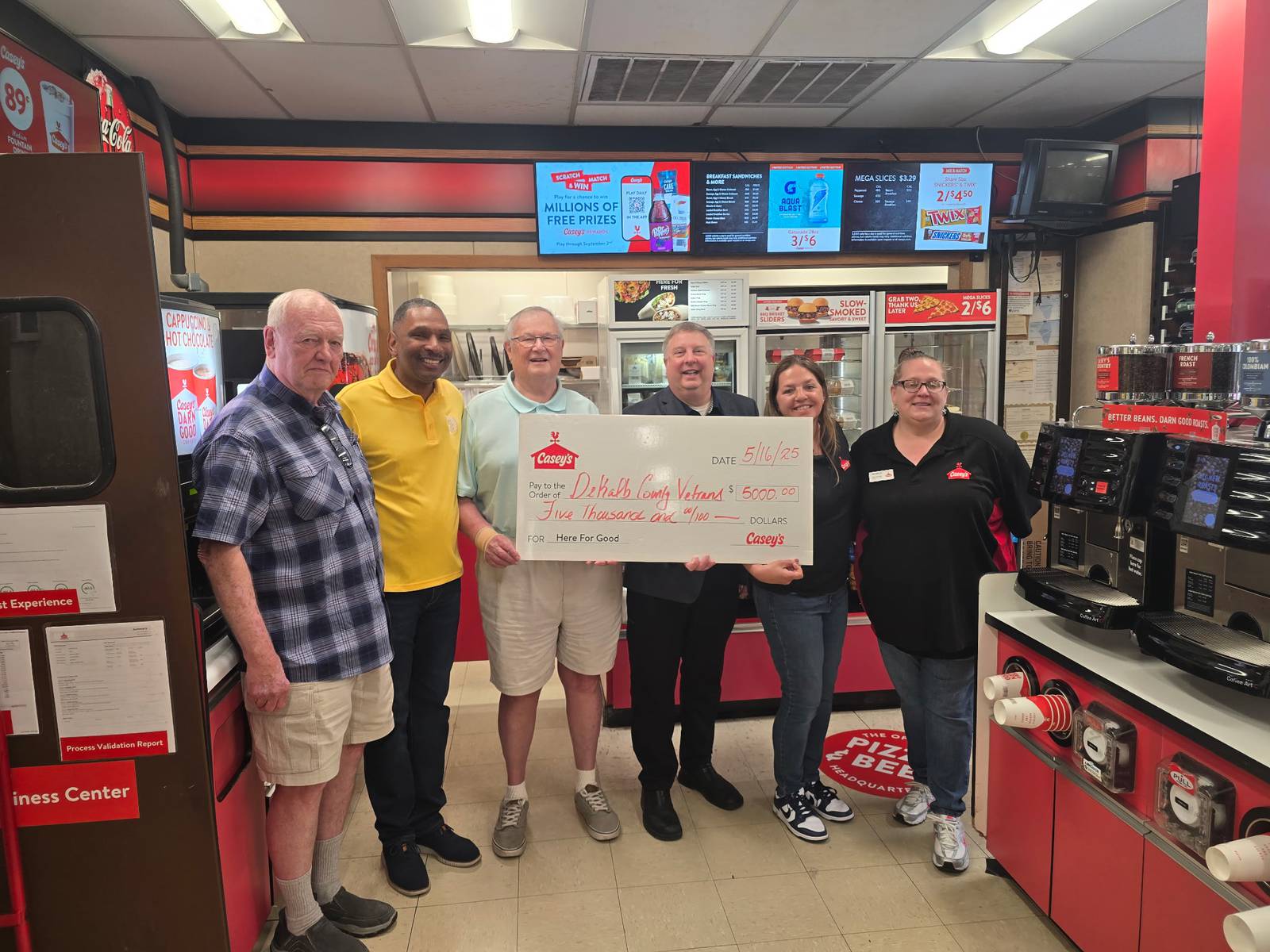 Cortland Casey’s donates lottery reward money to local charities – Shaw ...