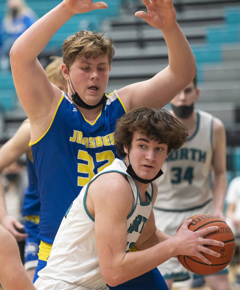 Photos: Woodstock North vs. Johnsburg boys basketball – Shaw Local