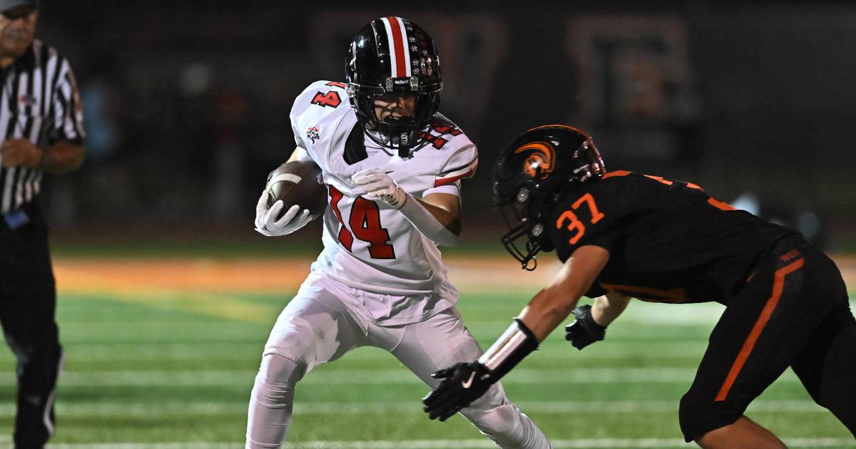 Photos: Lincoln-Way West, Central football meet in battle of undefeated ...