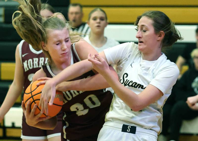 Photos: Sycamore, Morris girls basketball teams clash in Interstate 8 conference matchup – Shaw ...
