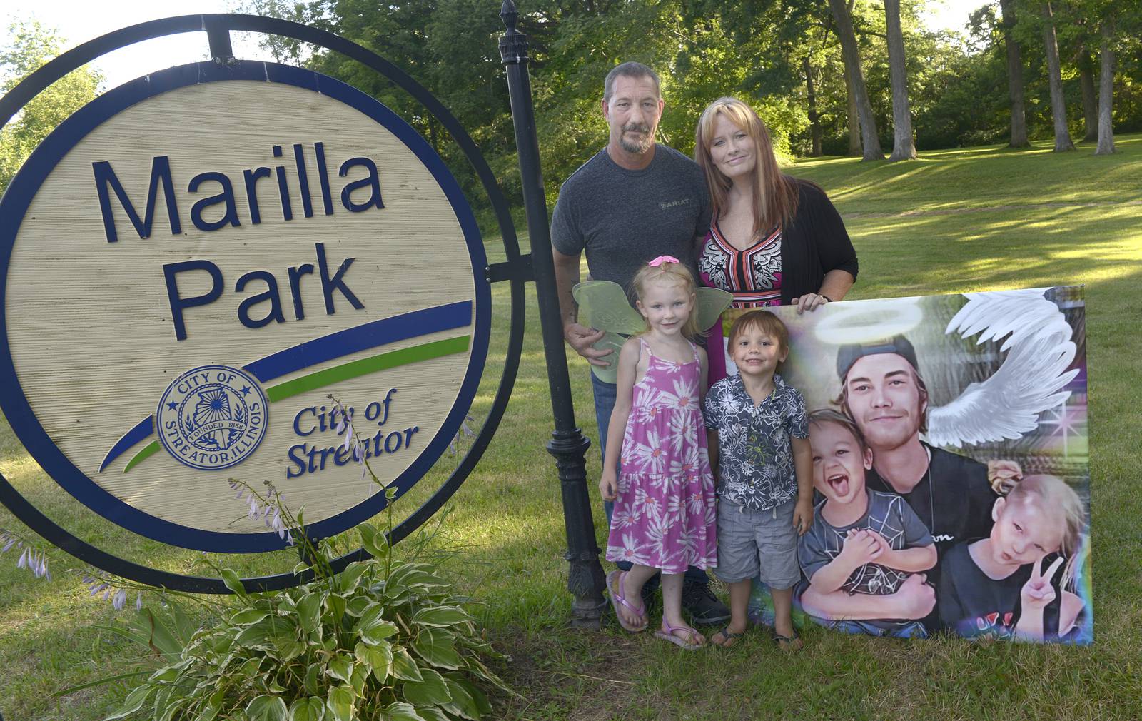 Logan’s Oasis Playground at Marilla Park in Streator unveils blueprints ...