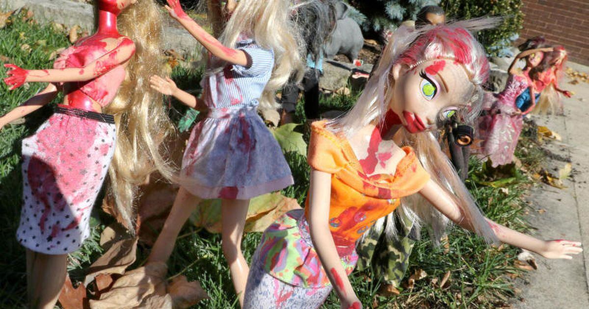 In a (zombie) Barbie world: DeKalb woman displays 300 zombie Barbie ...