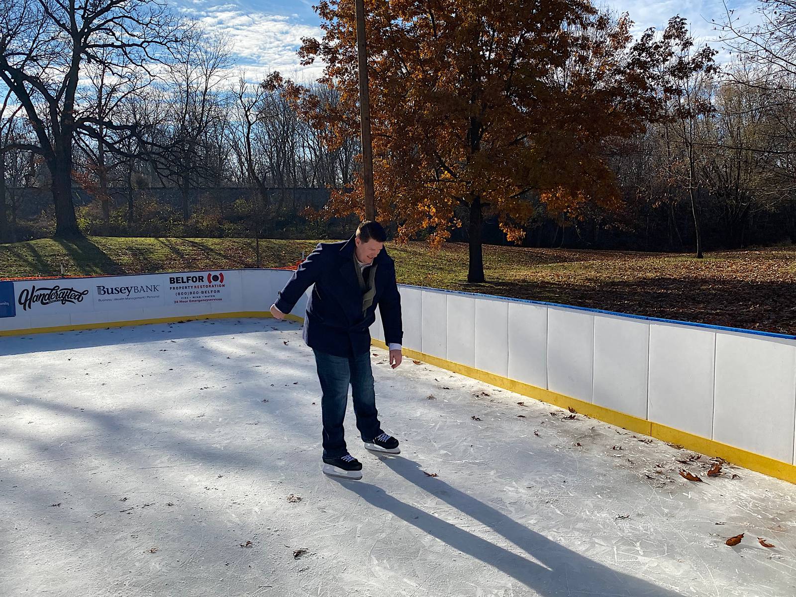 Morris ice skating rink opens with 2nd annual Holiday in the Park ...