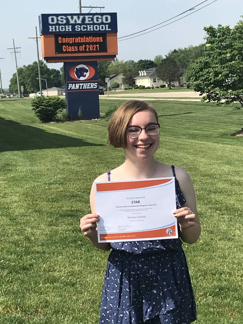 Oswego P.E.O. Chapter names scholarship recipient – Shaw Local