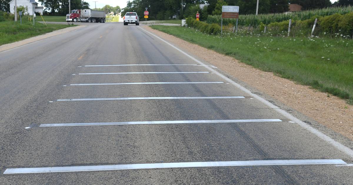 Lowell Park, Pines roads intersection gets rumble strips – Shaw Local