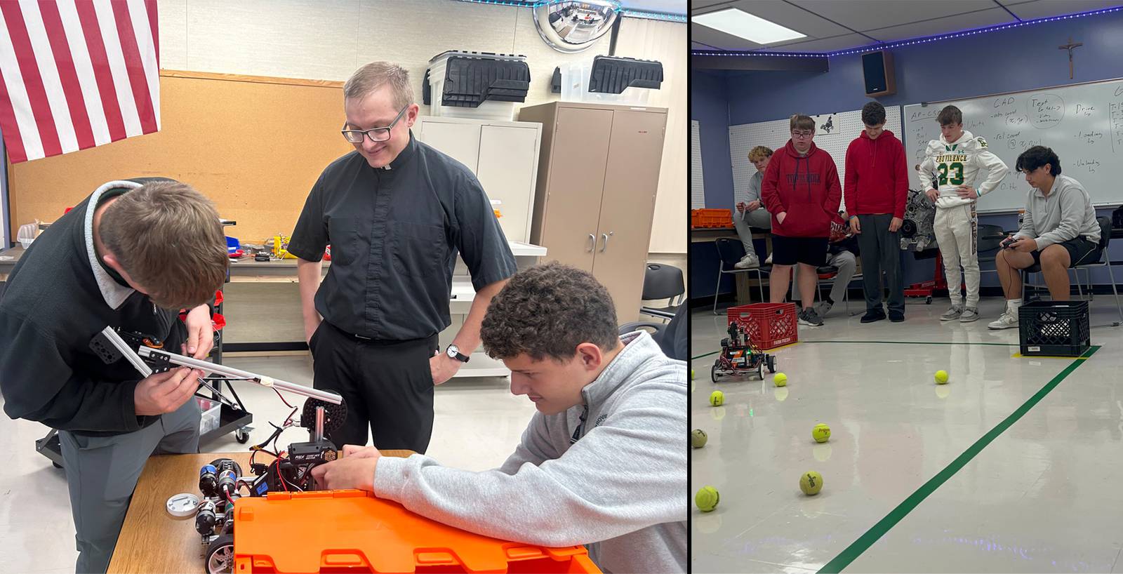 Robotics Class at Providence Catholic High School: Where Engineering ...