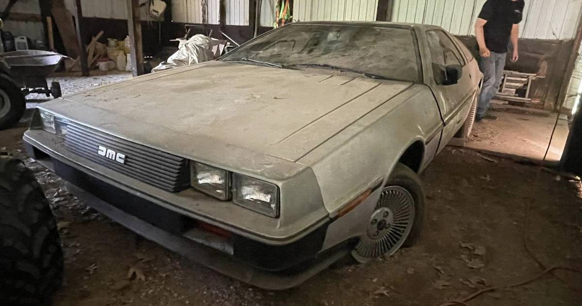 DeLorean ‘time capsule’ car is getting back to its future glory at ...