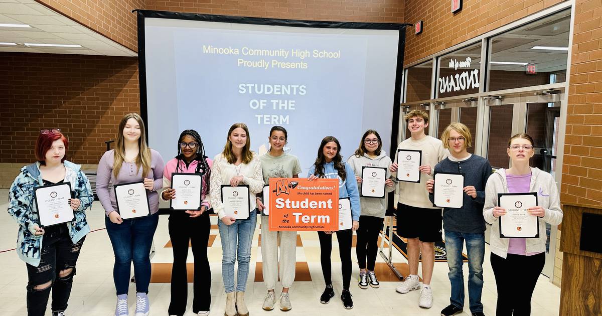 Minooka High School announces Student of the Term recipients – Shaw Local