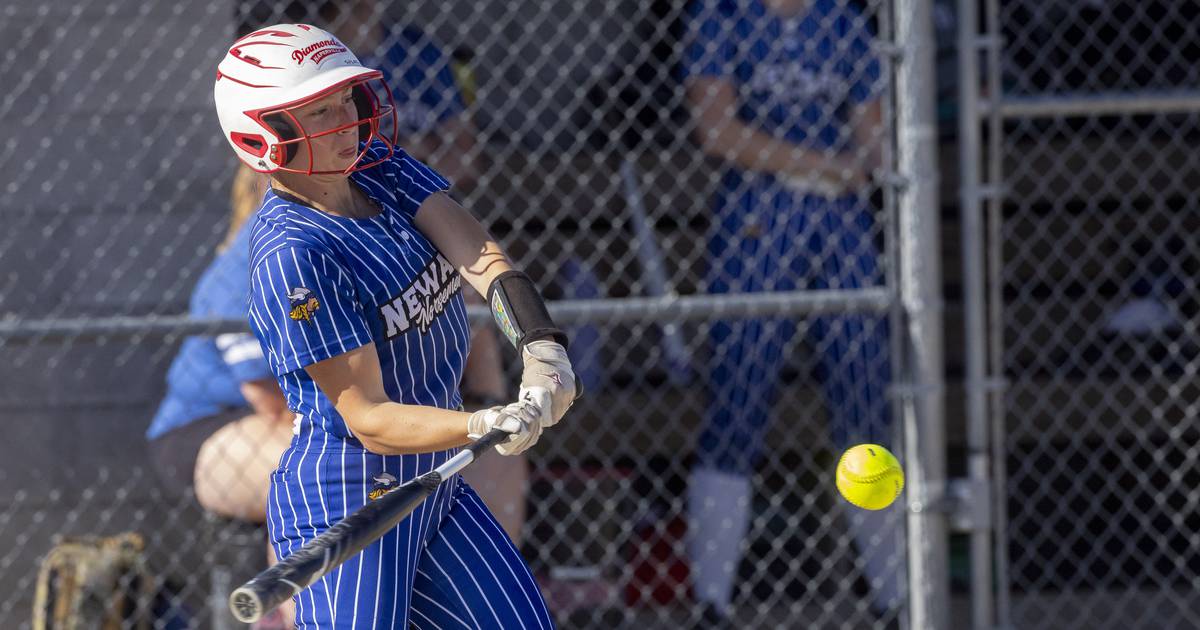 Class 1A softball: Newark rolls past Grant Park, into sectional final ...