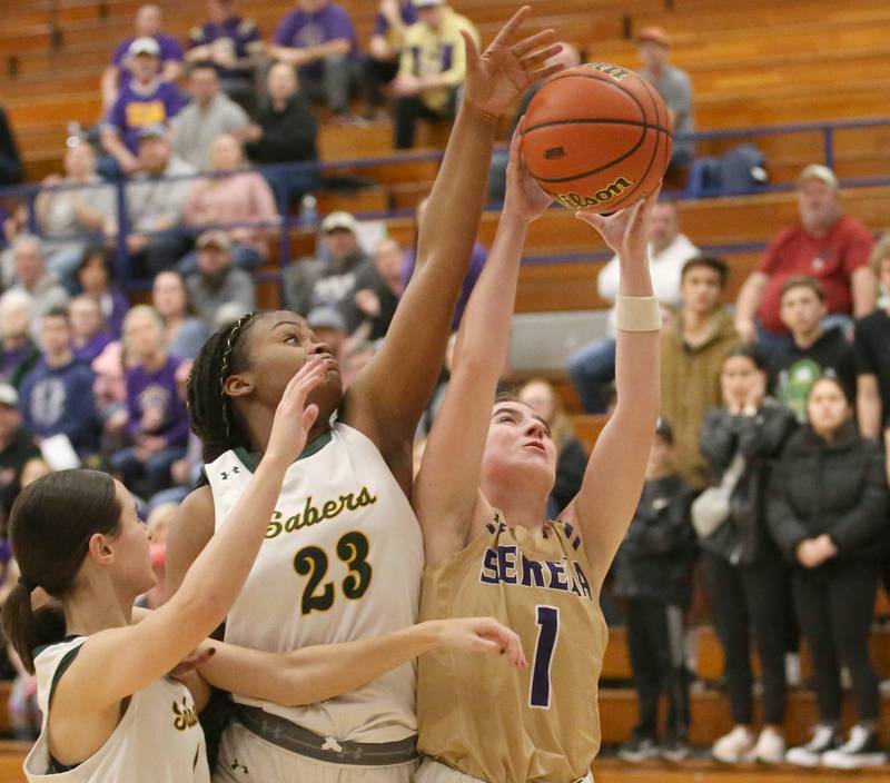 Photos: Serena vs St. Thomas More girls basketball in the Class 1A ...