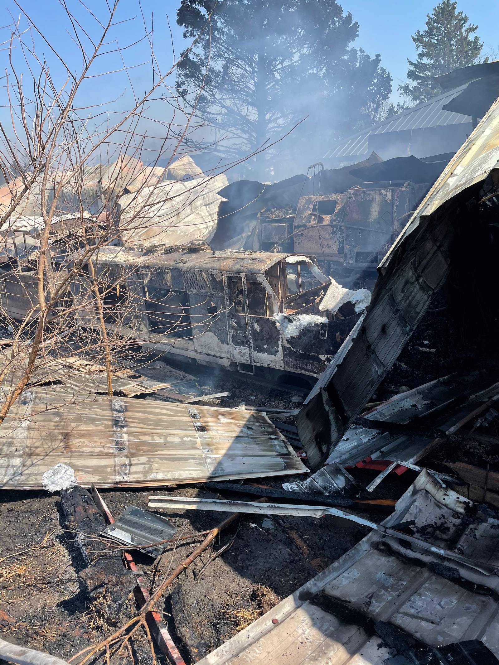 Fire destroys beloved Waterman and Western Railroad train and its ...