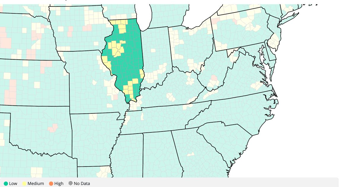 IDPH: 26 counties at ‘medium’ COVID-19 risk; invasive group A strep ...