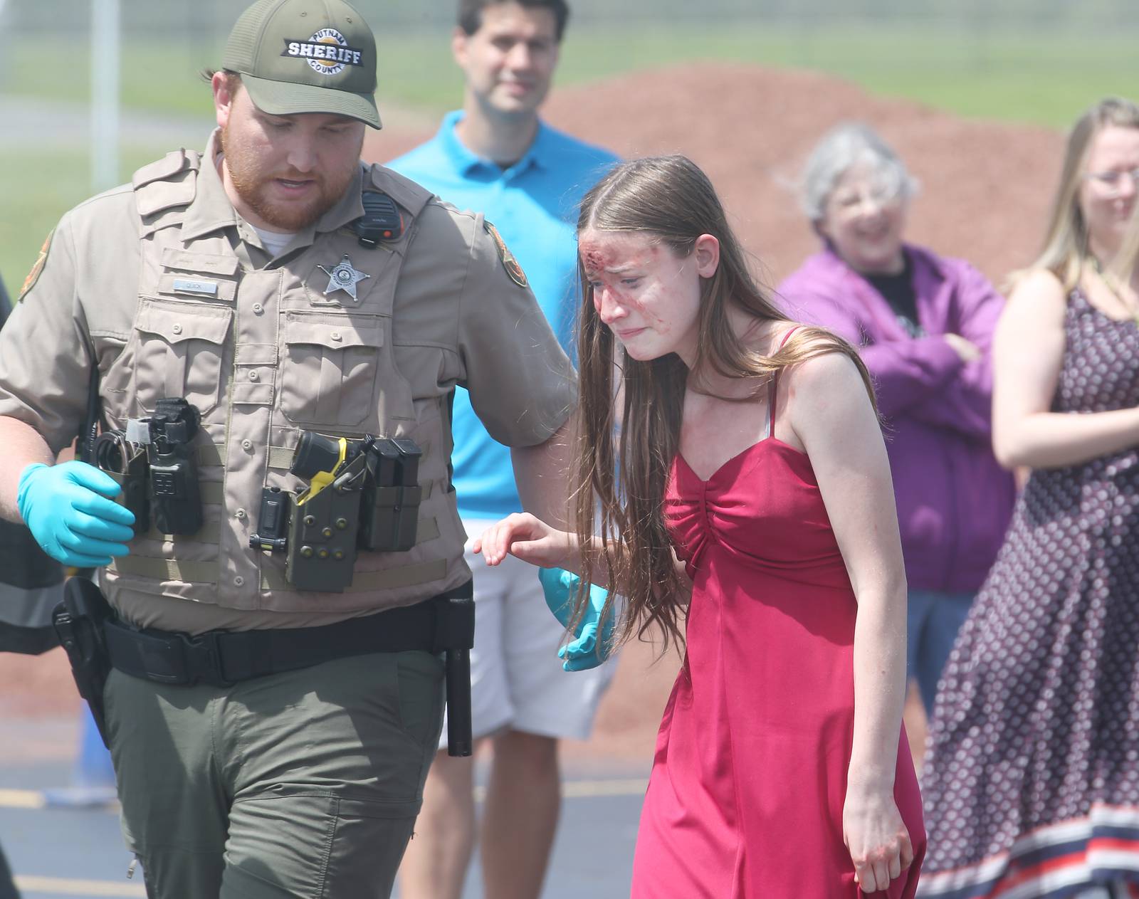 Photos: Putnam County High School students learn safety after mock prom ...
