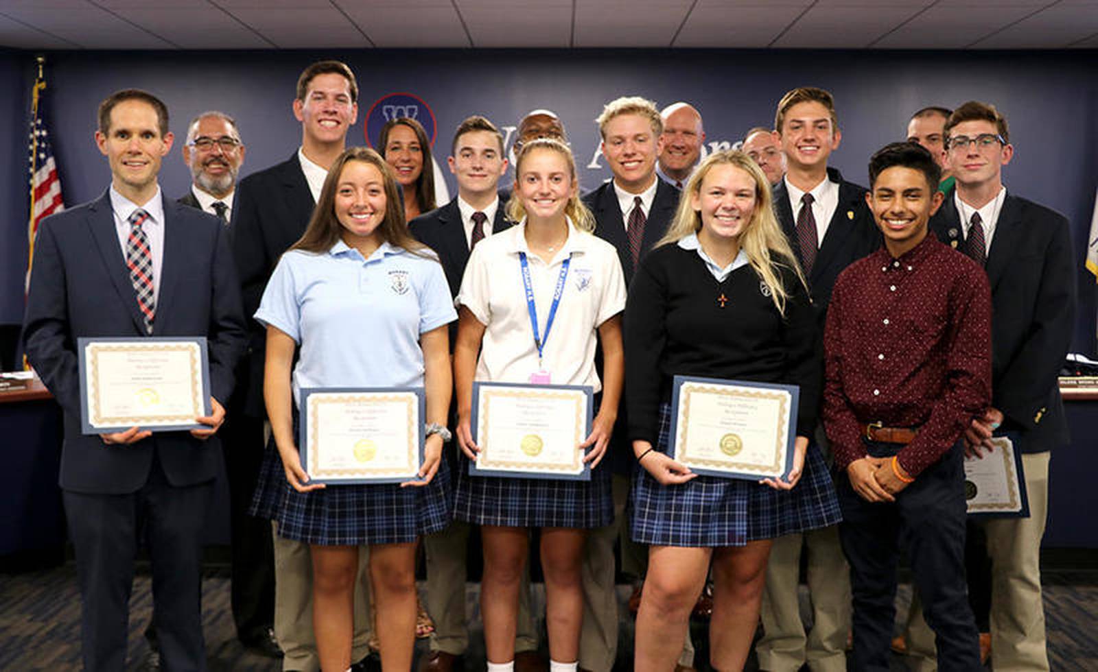 Marmion Academy, Rosary High School students recognized – Shaw Local