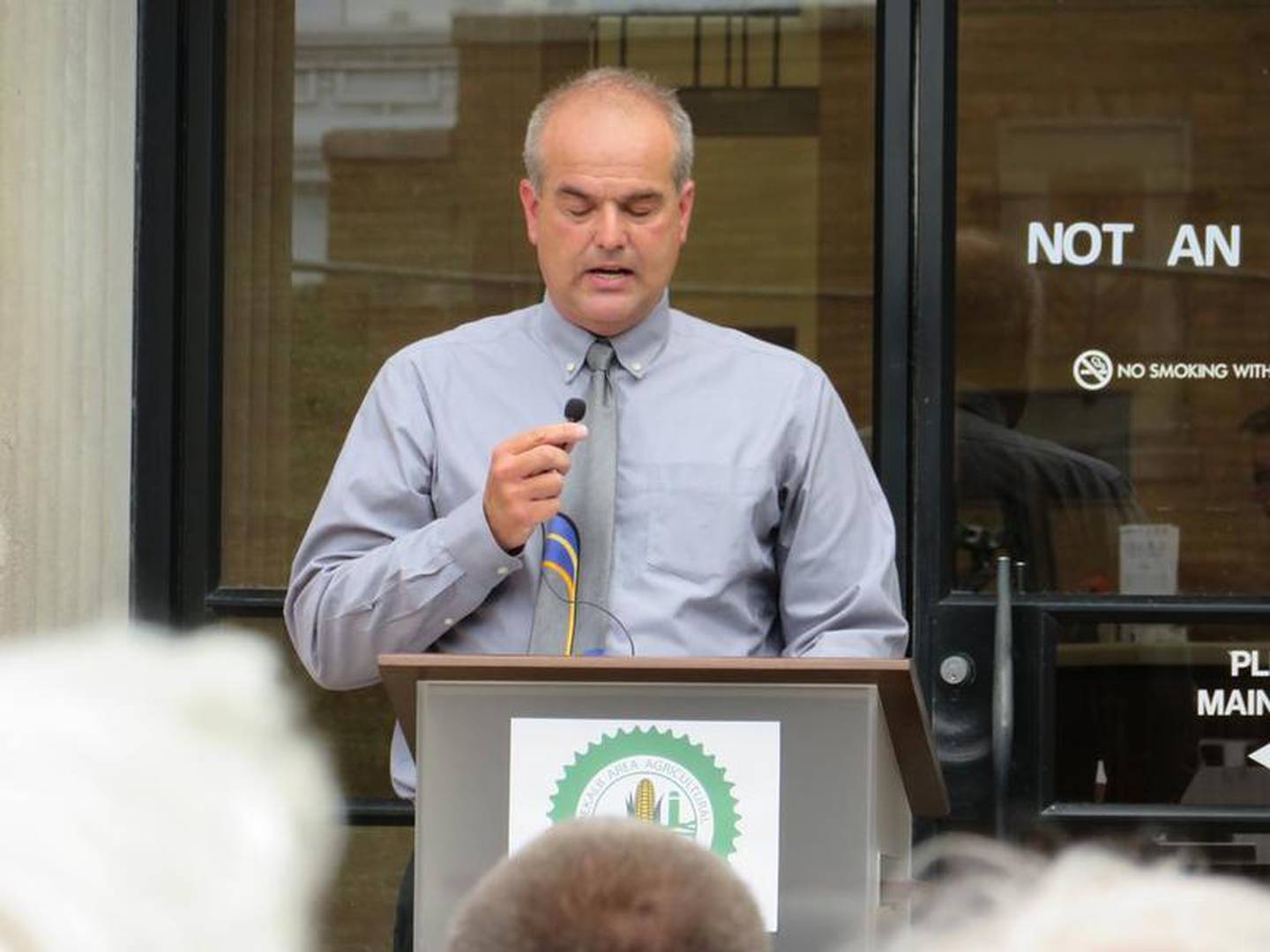 Jacob Haish's legacy commemorated with plaque at DeKalb Public Library ...