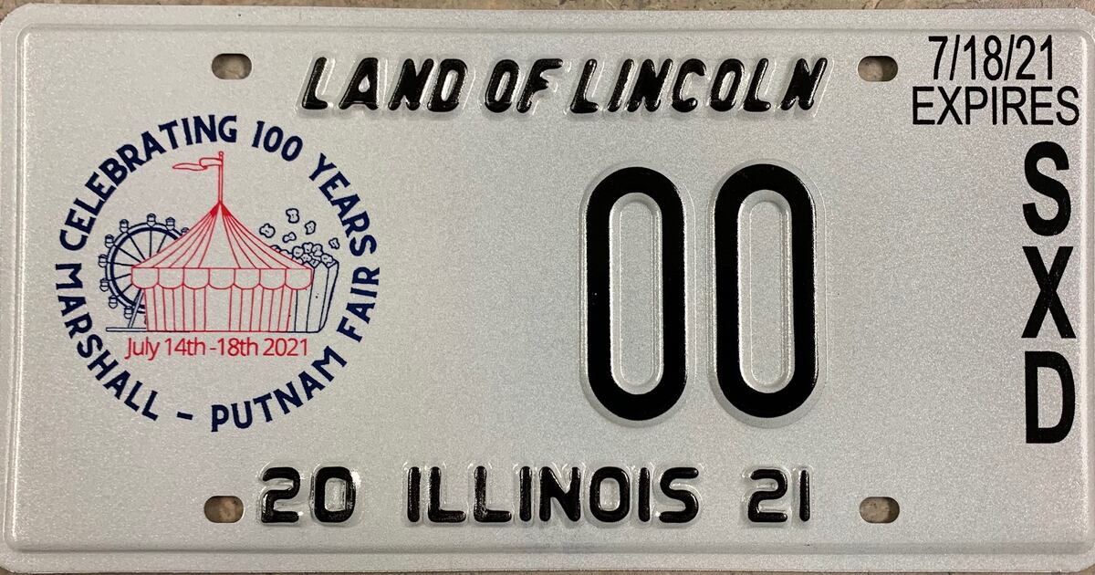 Marshall-Putnam County Fair is selling special event license plates ...