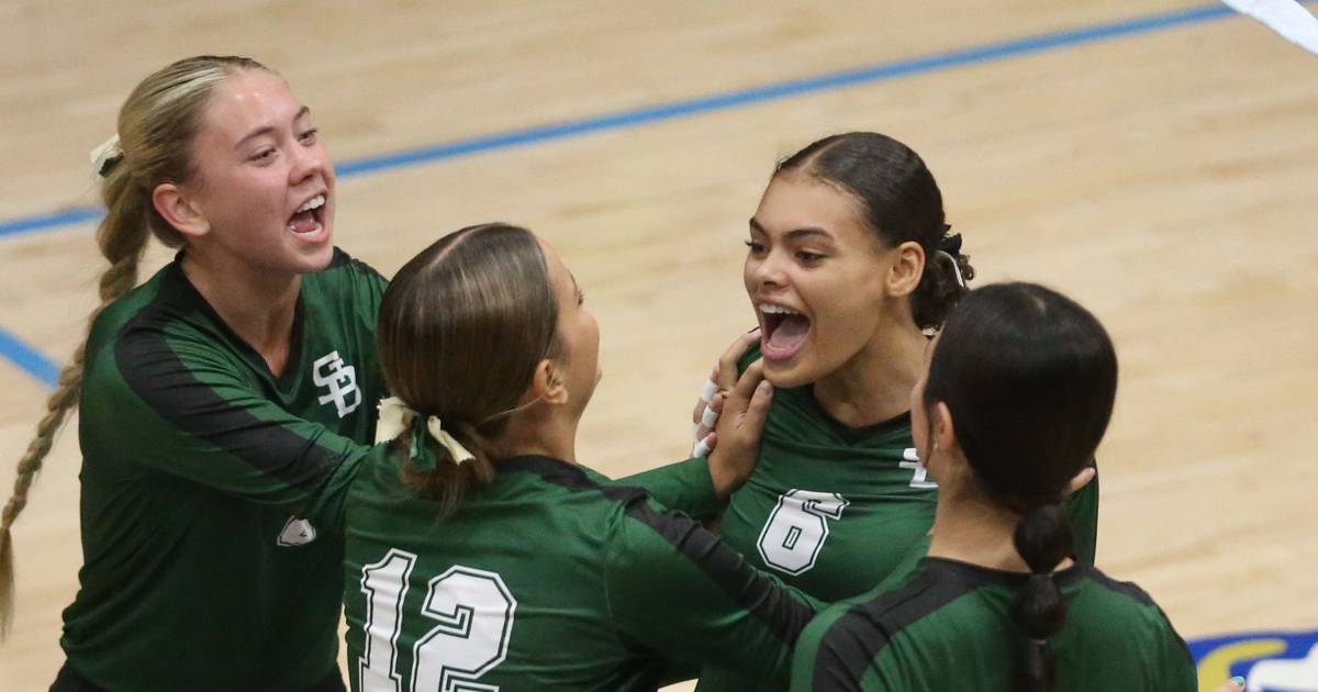 Photos: St. Bede's volleyball team shines with a three-set win against ...