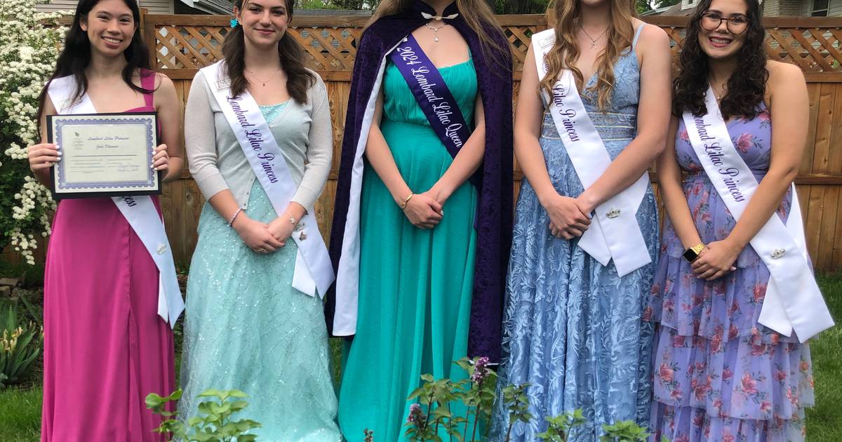 Lombard Garden Club presents lilacs to 2024 Lilac Court – Shaw Local