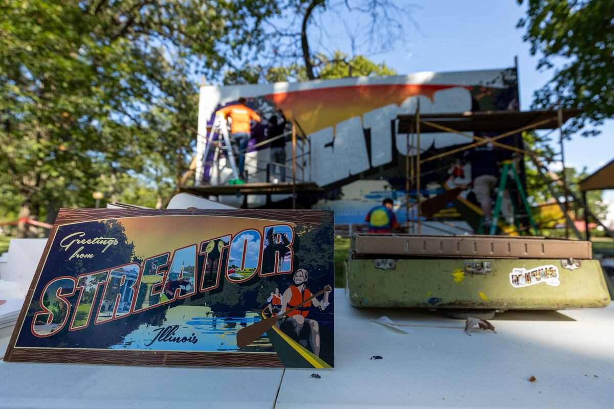 Photos: Streator mural takes shape: Walldogs' artistry enhances city ...