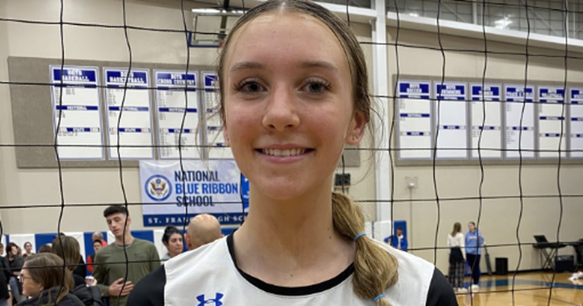 Girls volleyball: Addy Horner’s long serving run seals St. Francis ...