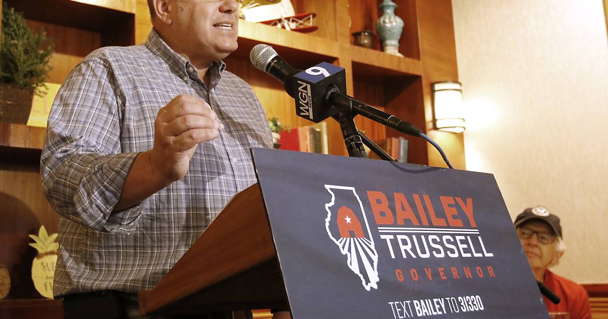 Photos Republican Gubernatorial Candidate Darren Bailey Visits Crystal