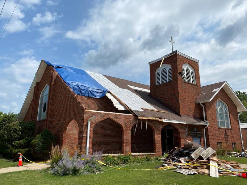 Minooka church loses roof in Friday night storm – Shaw Local