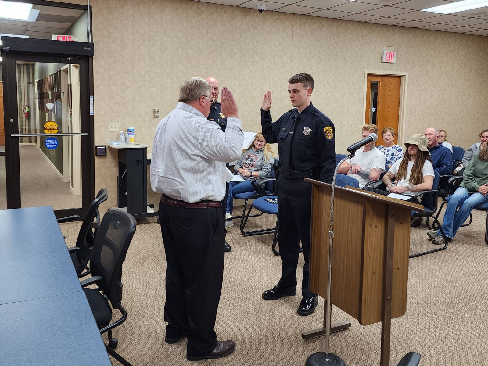 Princeton City Council welcomes Kyle Kinnamon to the police department ...