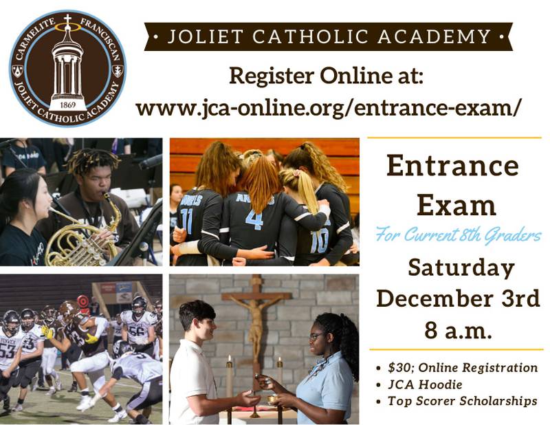 High School Entrance Exam for Joliet Catholic Academy set for December 3 – Shaw Local