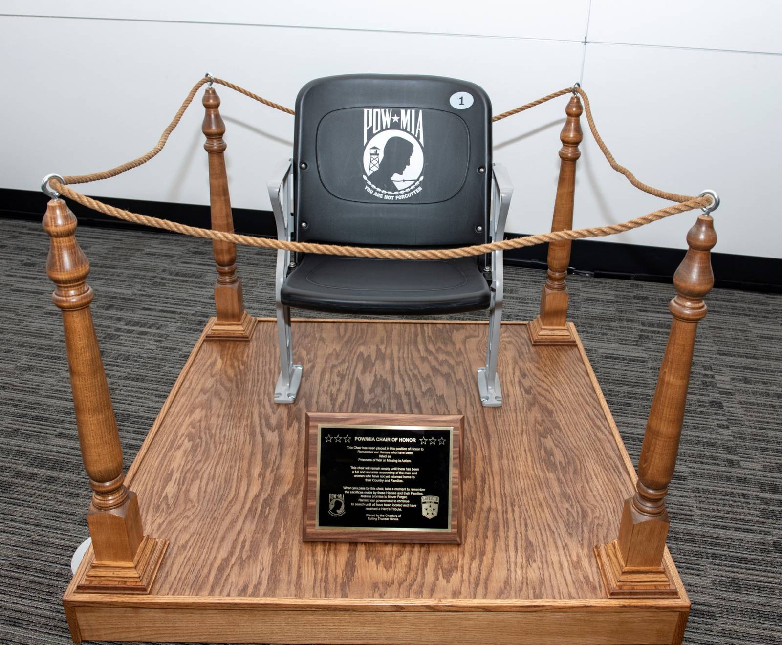 POW/MIA advocacy group awards Sheriff’s Office ‘Chair of Honor’ – Shaw ...
