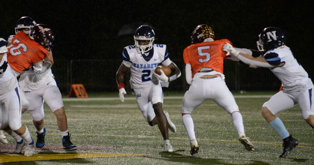 Wisconsin recruit Justin Taylor scores 3 TDs, Nazareth routs Montini to ...