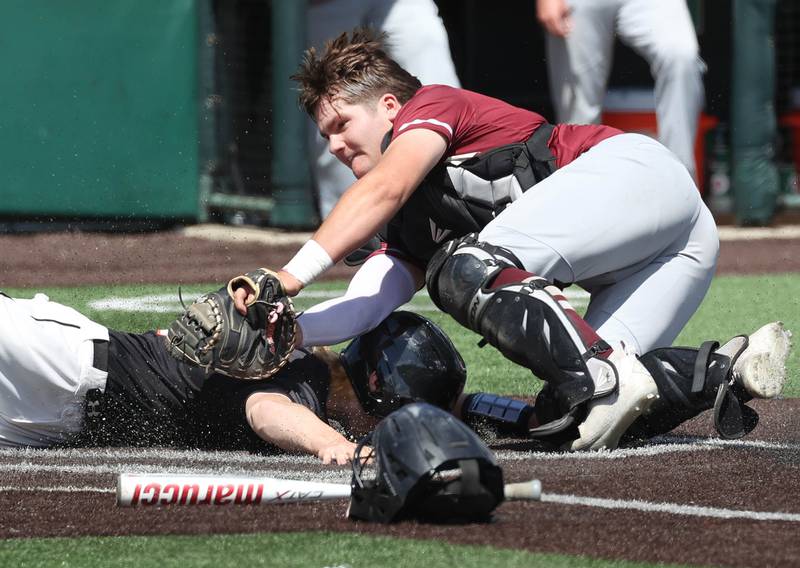 Photos: Morris, Crystal Lake Central square off in Class 3A state baseball semifinal – Shaw Local