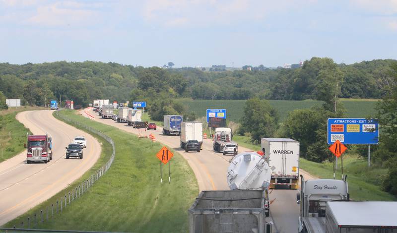 Photos: Interstate 80 construction continues over Fox River bridge in Ottawa – Shaw Local