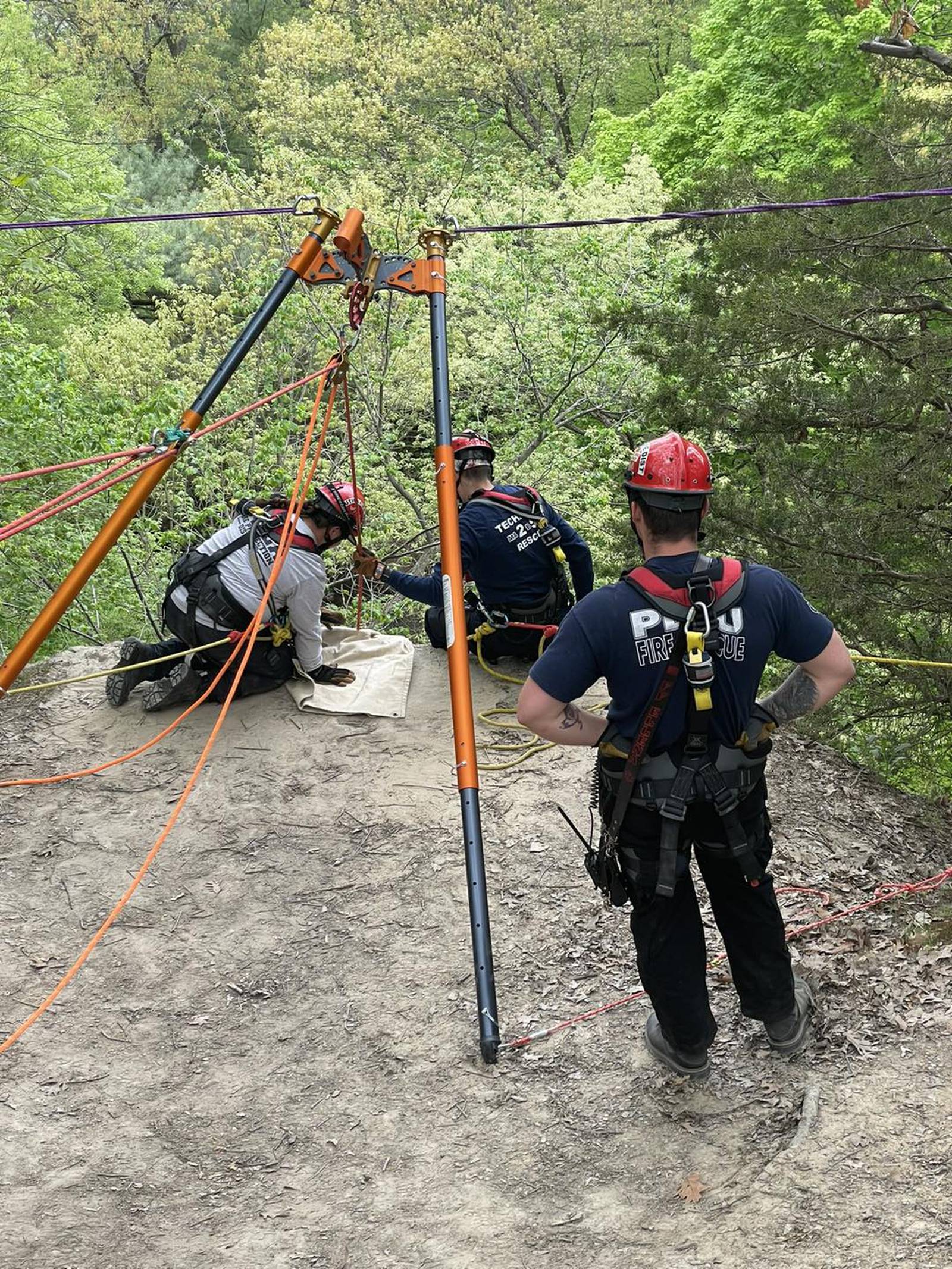 Utica Fire and Rescue training helps remove flood debris at Starved ...