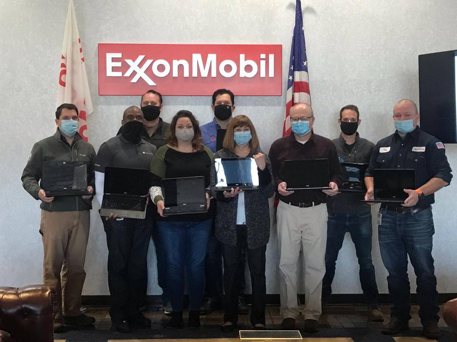 ExxonMobil Joliet Refinery donates 100 laptops to local charitable ...