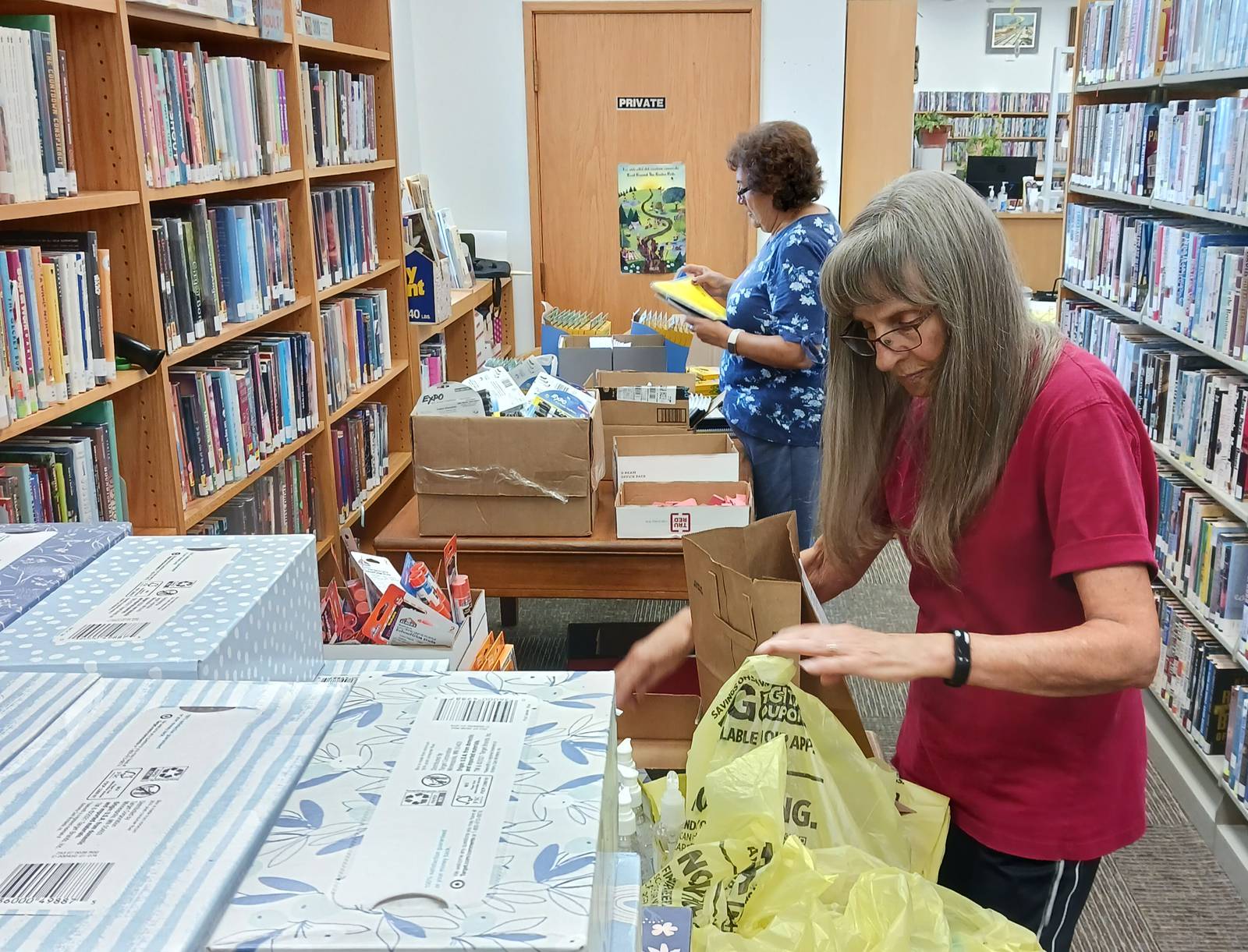 Selby Township Library gifts school supplies to over 100 local students ...