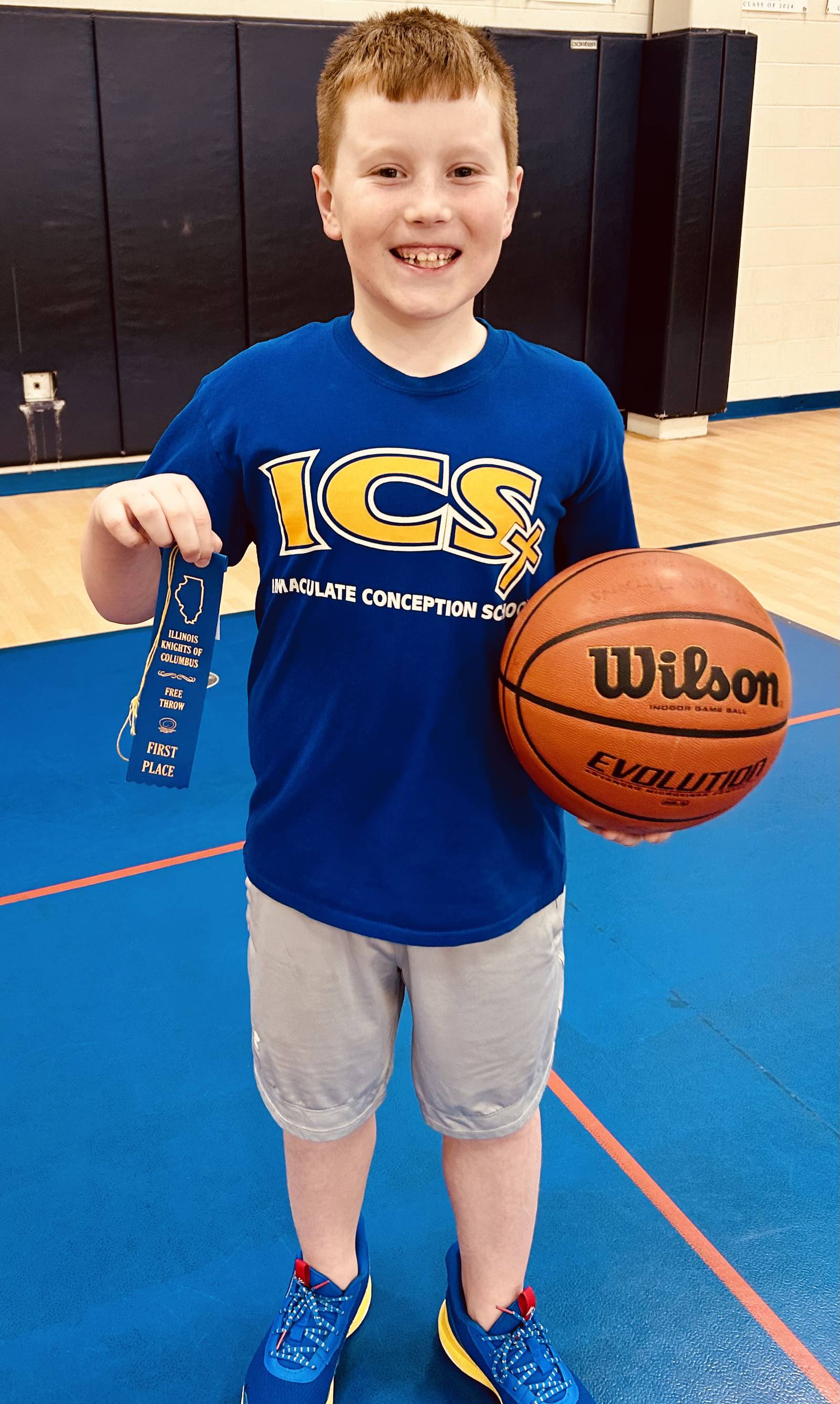 Immaculate Conception 4th grader Andrew Wiley competes at state free ...
